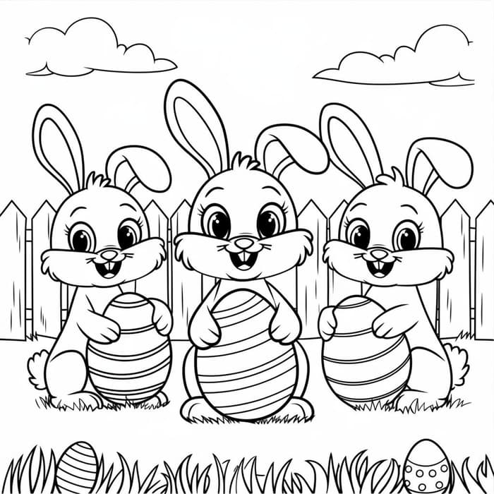 Ausmalbilder für Ostern – kostenlos zum Herunterladen