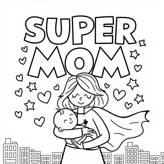 Ausmalbilder für den Muttertag: Kostenlos zum Herunterladen