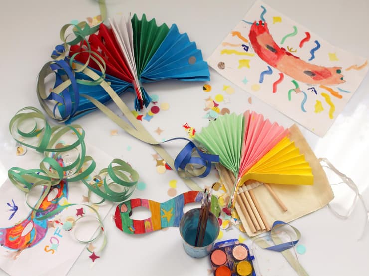 10 Bastelideen für Fasching, auch schon für die Kleinsten!